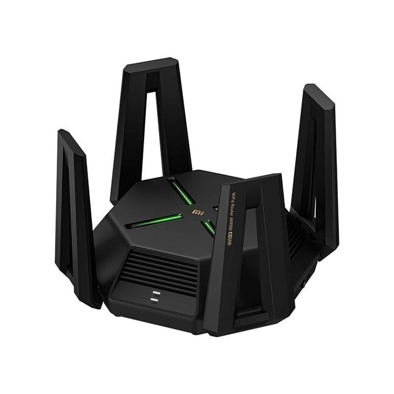 Xiaomi - Mi AX9000 AIoT WiFi 6 Router – 9000 Mbps, Enhanced
