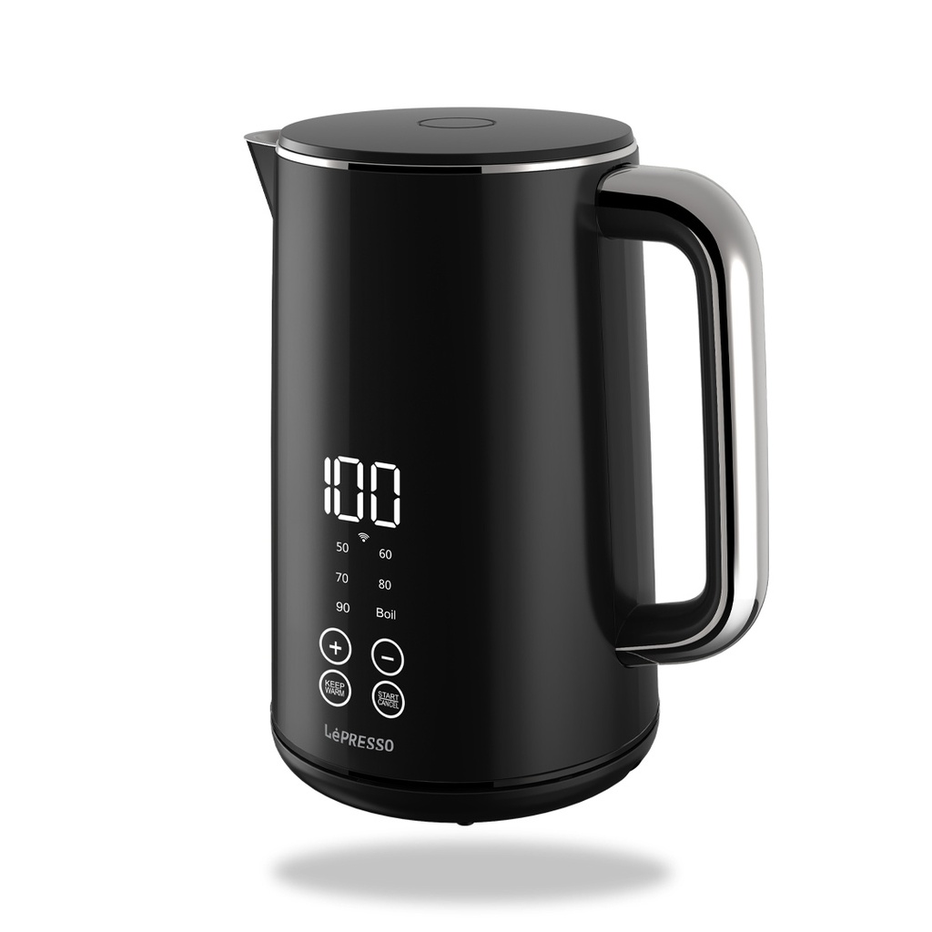 LePresso 2000W 1.7L Smart Electric Kettle-Black-Buytronics